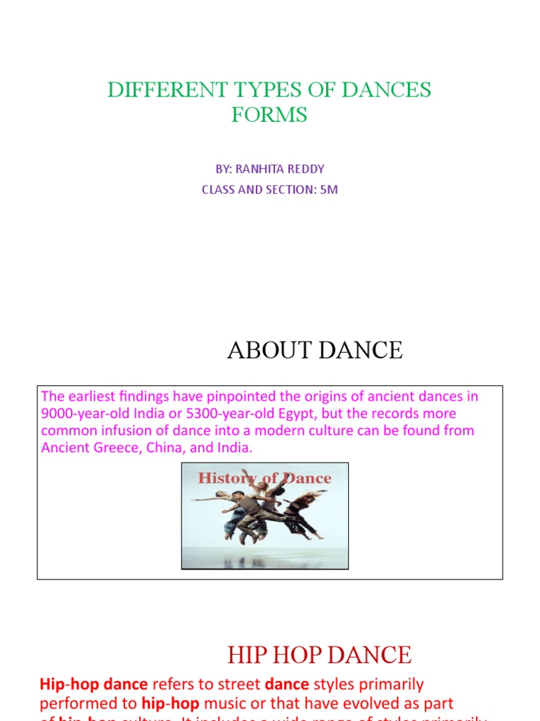 Different Types of Dances Forms | PDF