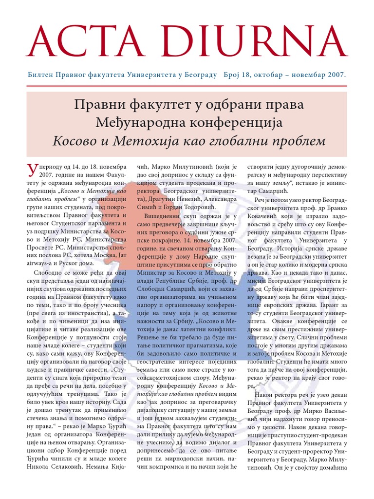 Acta Diurna 18 | PDF