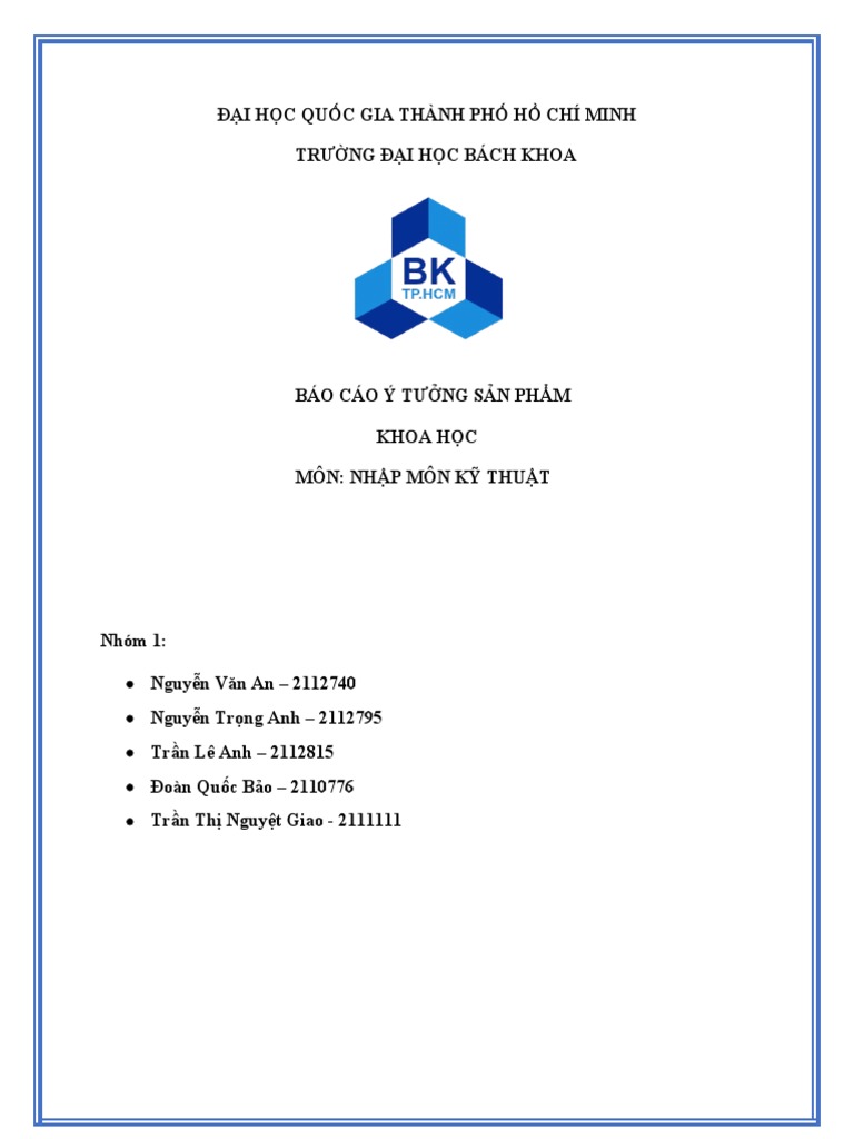 Đề tài nghiên cứu khoa học-Nhóm 1- NMKT | PDF