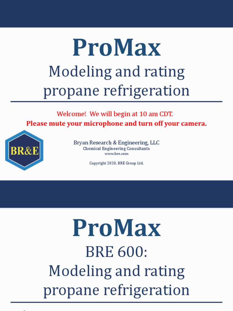 Modeling and Rating Propane Refrigeration Slides | PDF | Gases ...