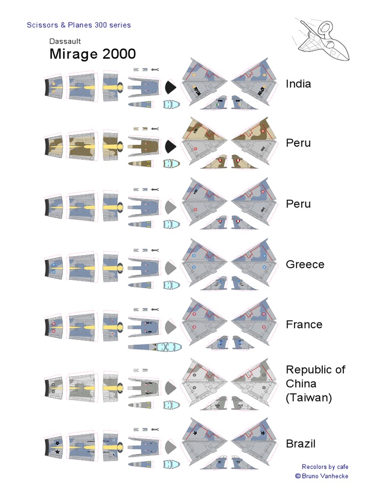 Mirage 2000 Recolors Scissors and Planes 1 - 300 | PDF