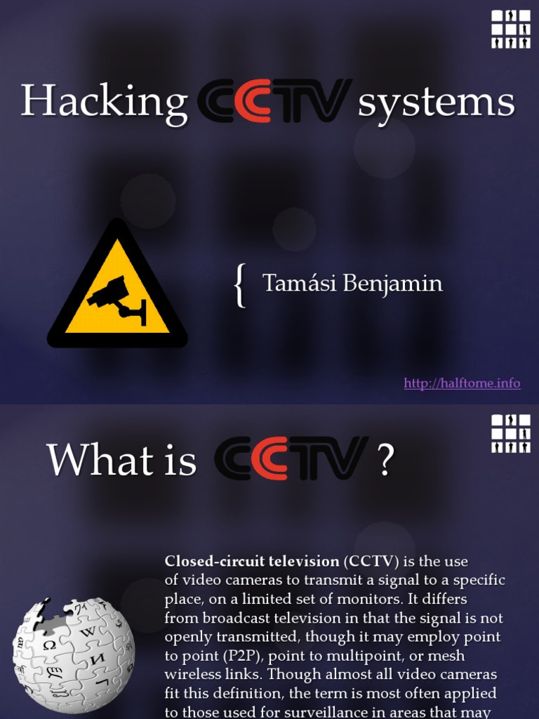 Hacking CCTV Systems Hacktivity 2013 PDF Free | PDF