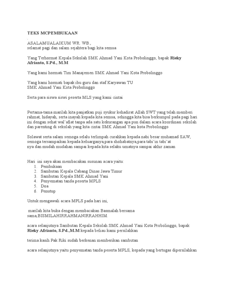 TEKS MC Parenting | PDF