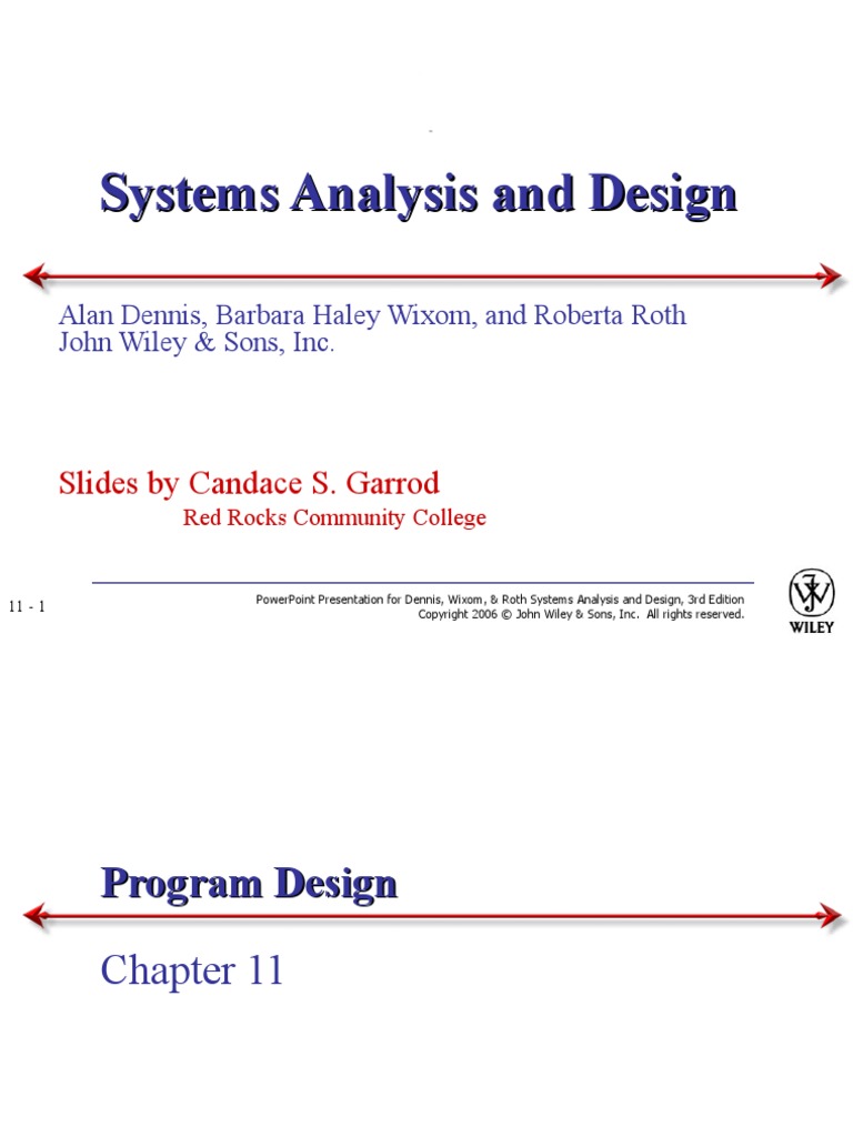 Systems Analysis and Design | PDF | Computer Programming | Systems Science