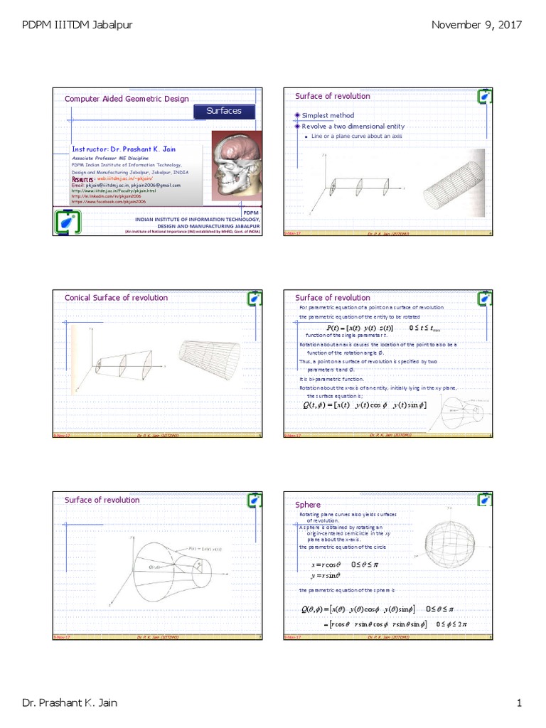 Computer Aided Geometric Design Guide | PDF | Sphere | Theoretical Physics