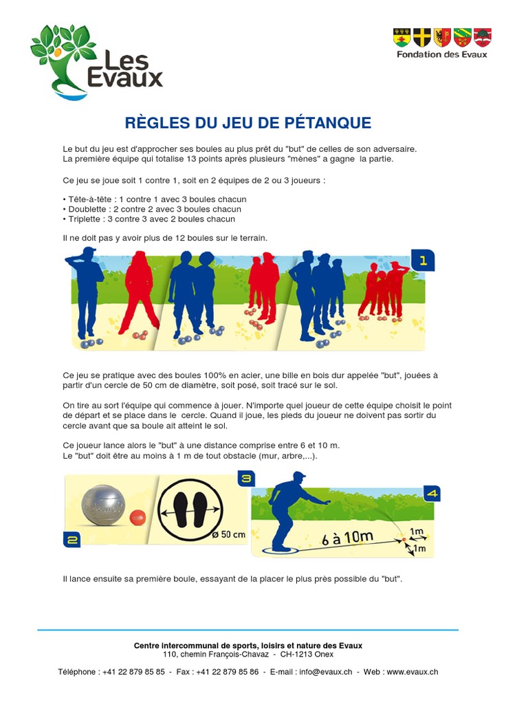 Regle Du Jeu de Petanque | PDF | Équipes | Sports d'équipe
