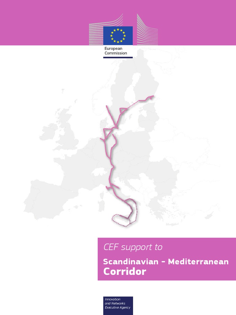 Corridor Report Scanmed Withcover | PDF | Transport | Rail Transport