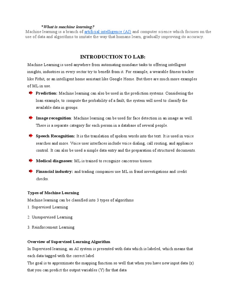 LP I ML Viva Questions | PDF | Machine Learning | Regression Analysis