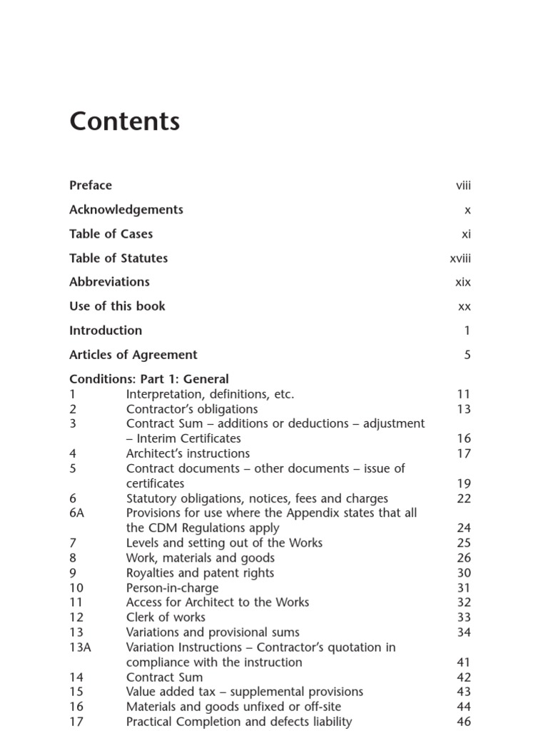 JCT Explanation | PDF | Architect | Contractual Term