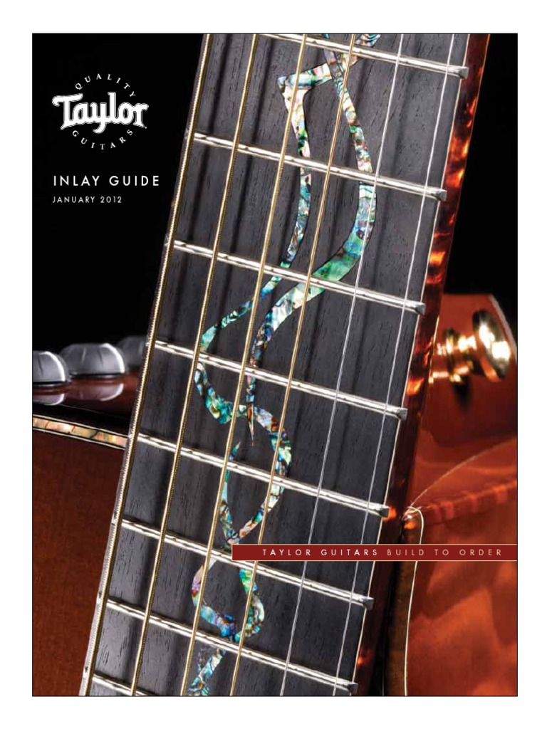 Taylor Guitar Inlay Options Guide | PDF | Mollusc Products | Molluscs