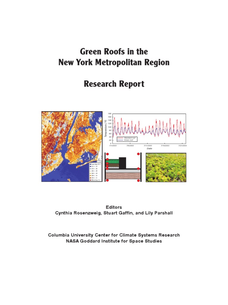 Green Roofs Impact in NYC Region | PDF | Stormwater | Surface Runoff