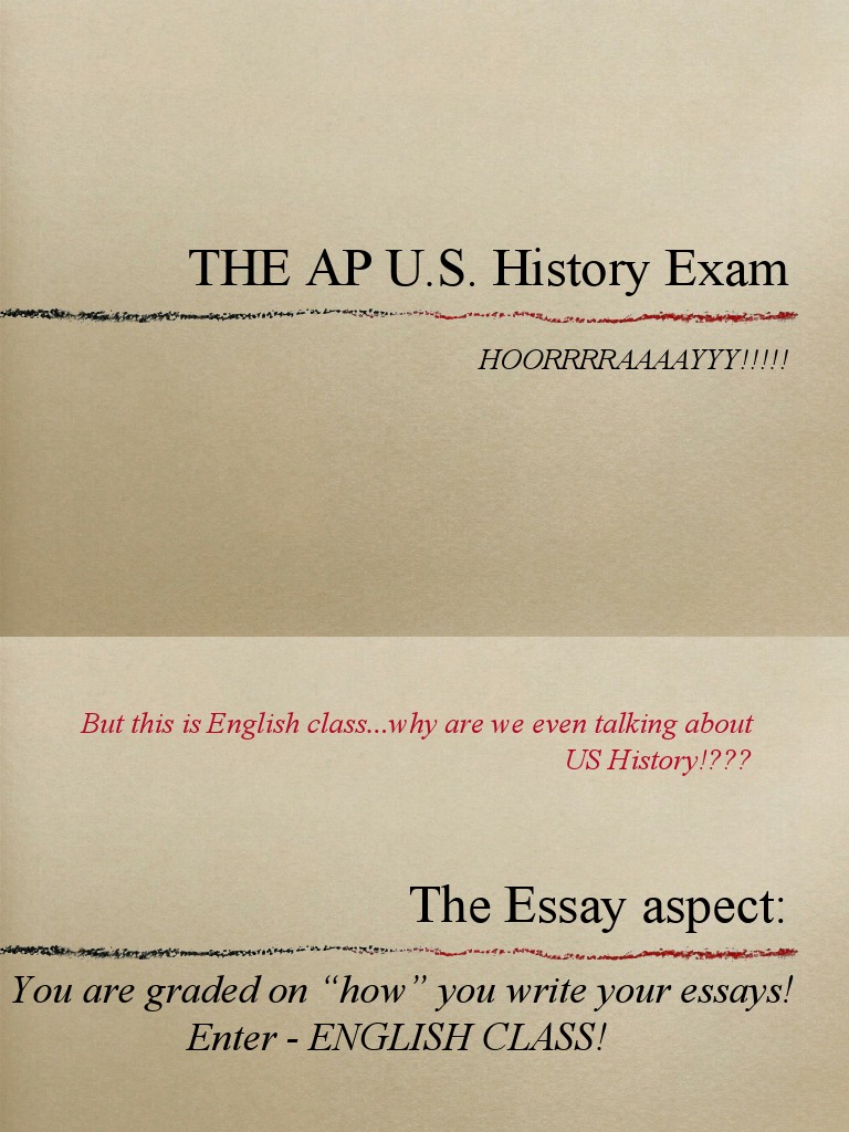 AP U.S. History Exam Essay Guide | PDF | Essays | The United States