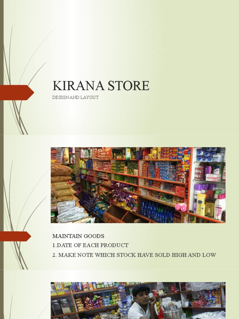 Kirana Store: Design and Layout | PDF