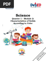 States of Matter for Grade 3 | PDF | Liquids | Gases