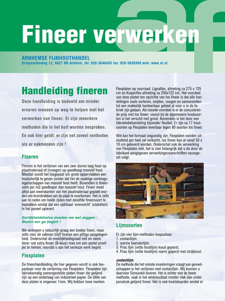 Fineren Handleiding | PDF