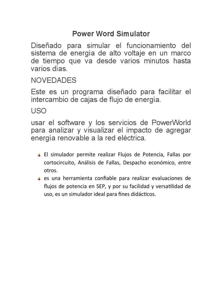 Power Word Simulator | PDF