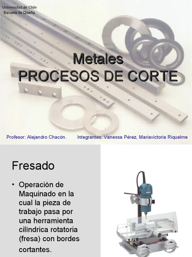 Procesos de Corte | PDF | Hierro | Rieles