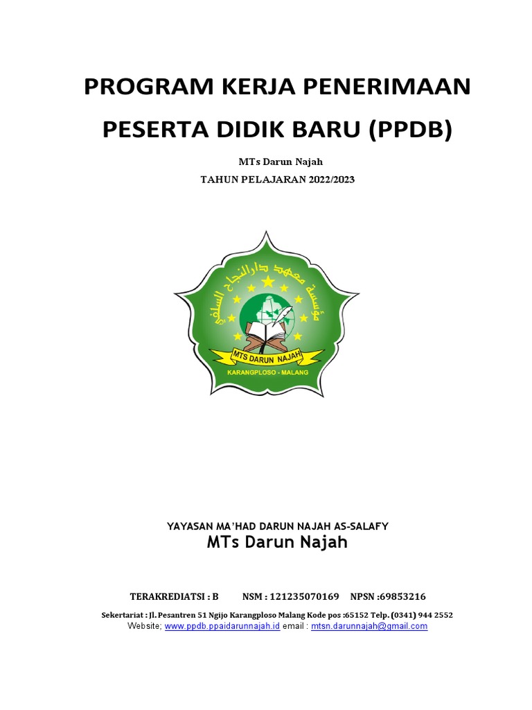 Proker-Ppdb MTS | PDF