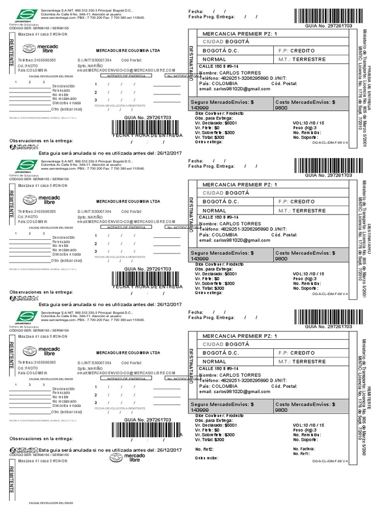 Guia Servientrega PDF | PDF | Comunicación | Comunicación oral