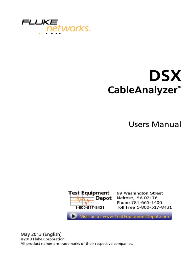 DSX 5000 Manual | PDF | Touchscreen | Electrical Connector