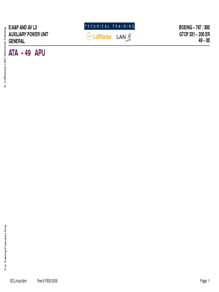 21 b767 Rec Ata 49 Apu | PDF | Bomba | Máquinas