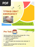 Menghitung Dosis Norepinephrine | PDF