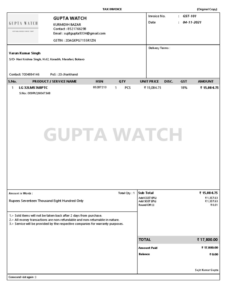 GST101 | Download Free PDF | Policy | Public Finance