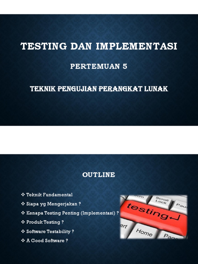 Teknik Pengujian Perangkat Lunak | PDF | Bisnis | Komputer