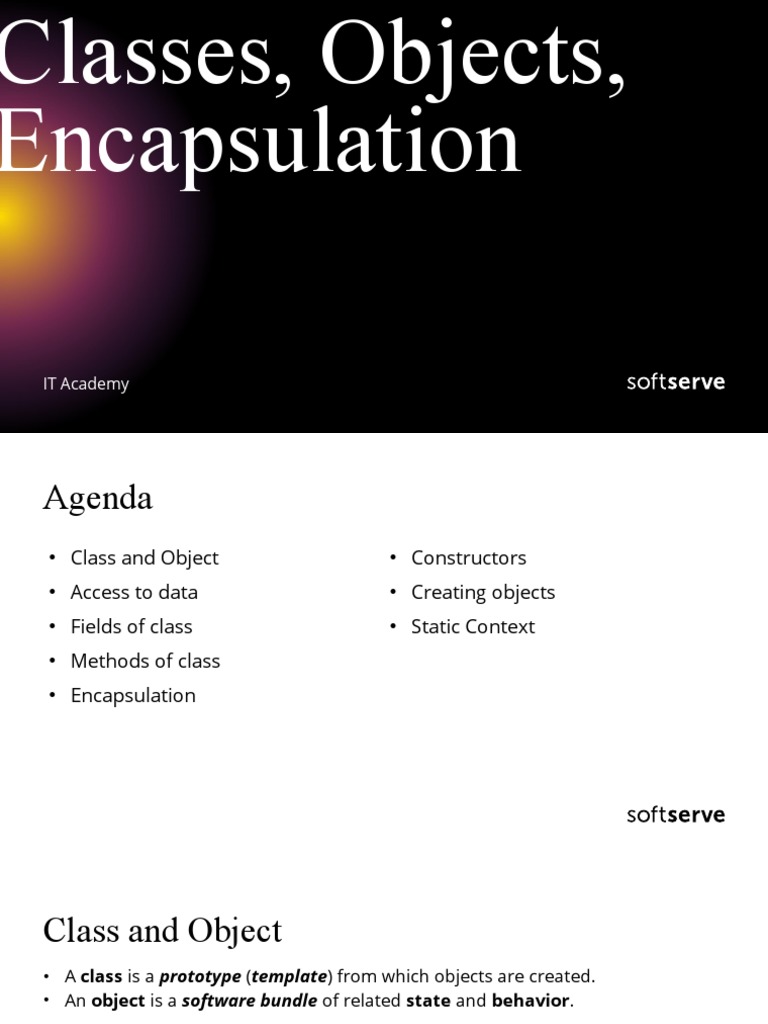 04 - Java Classes, Objects, Encapsulation | PDF | Programming | Constructor (Object Oriented ...