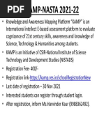 KAMP Letter DT 11.04.2025 | PDF | Science | Learning