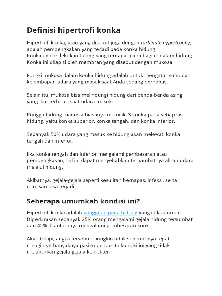 Hipertrofi Konka DR - Nunuyy | PDF