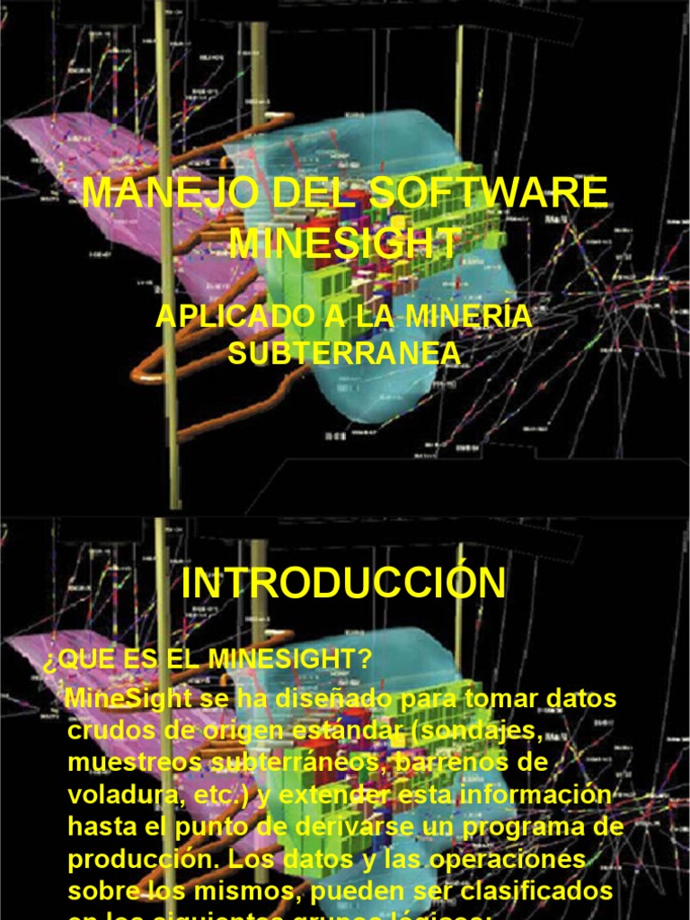 Minesight | PDF | Archivo de computadora | Minería