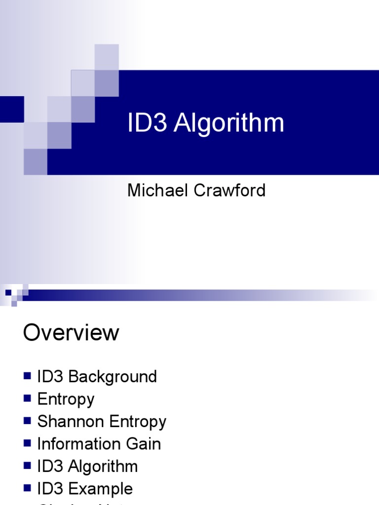 Crawford Id3 Presentation | PDF | Machine Learning | Theoretical ...