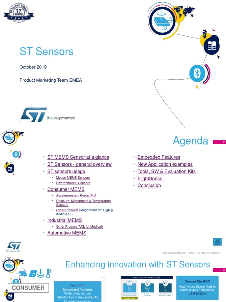 ST Sensors MM 201910 | PDF | Gyroscope | Accelerometer