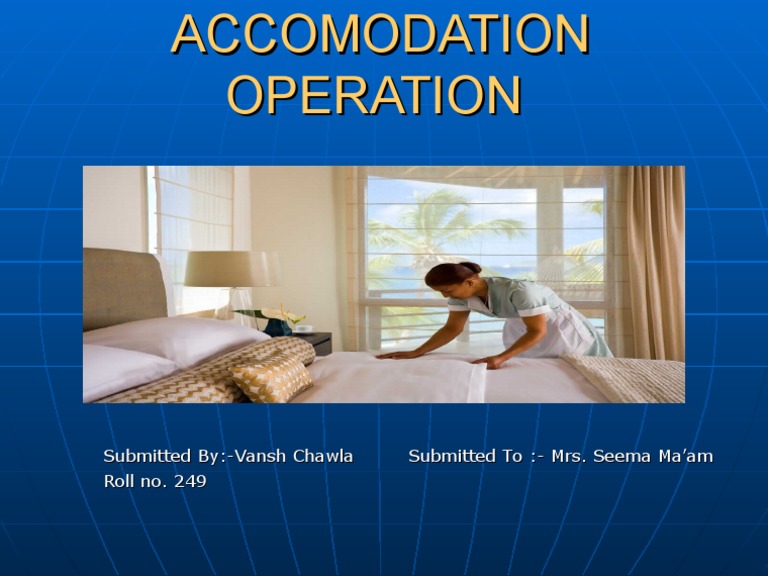 Accommodation Operation Guide | PDF