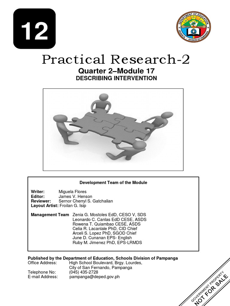 Practical Research-2: Quarter 2 - Module 17 | PDF | Validity ...