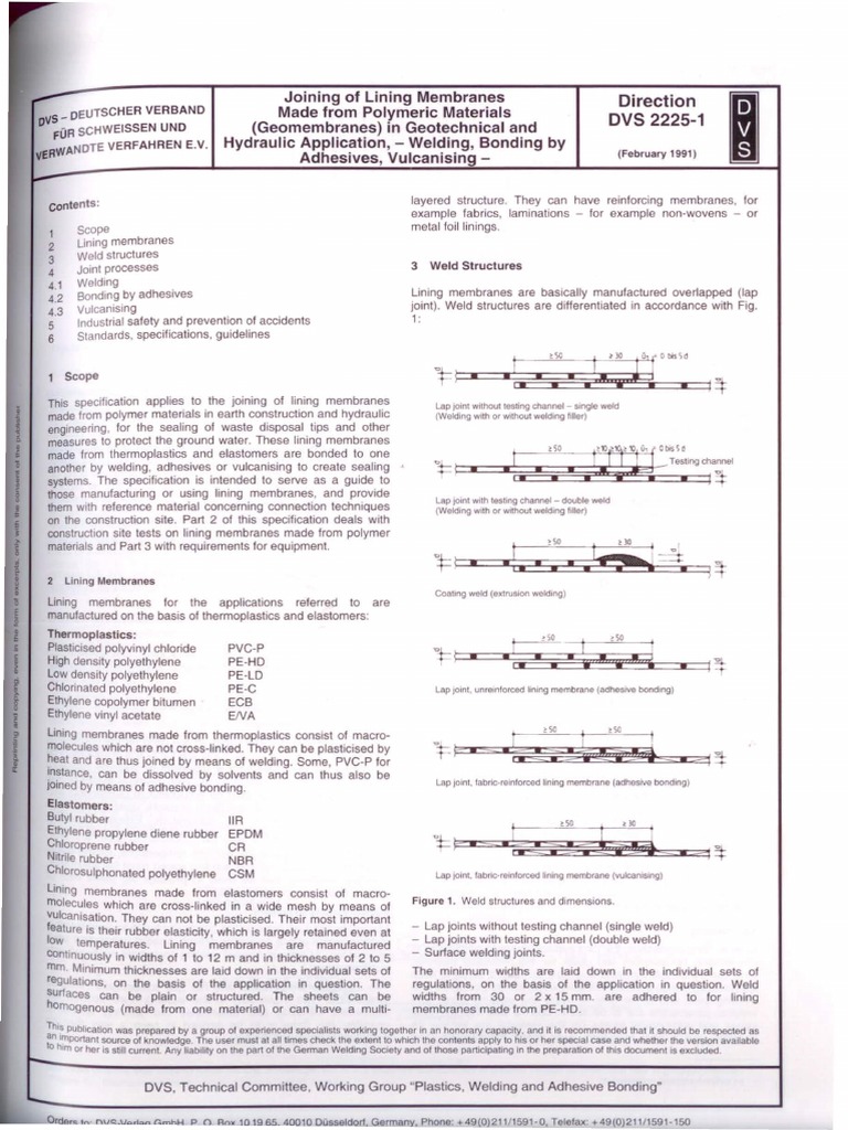 Norma DVS 2225 | PDF | Construction | Welding