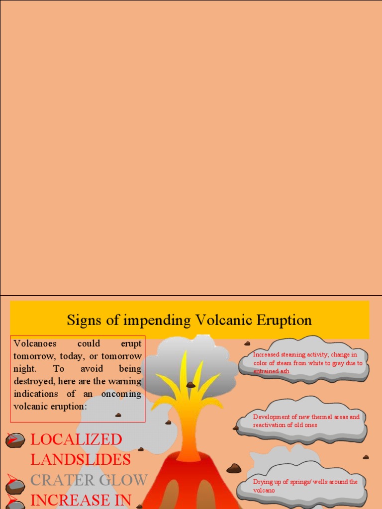 Volcano Signs | PDF
