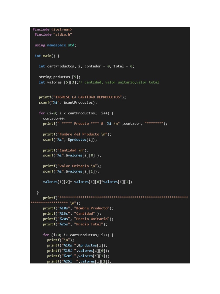 Namespace Int Int: #Include #Include Using | PDF
