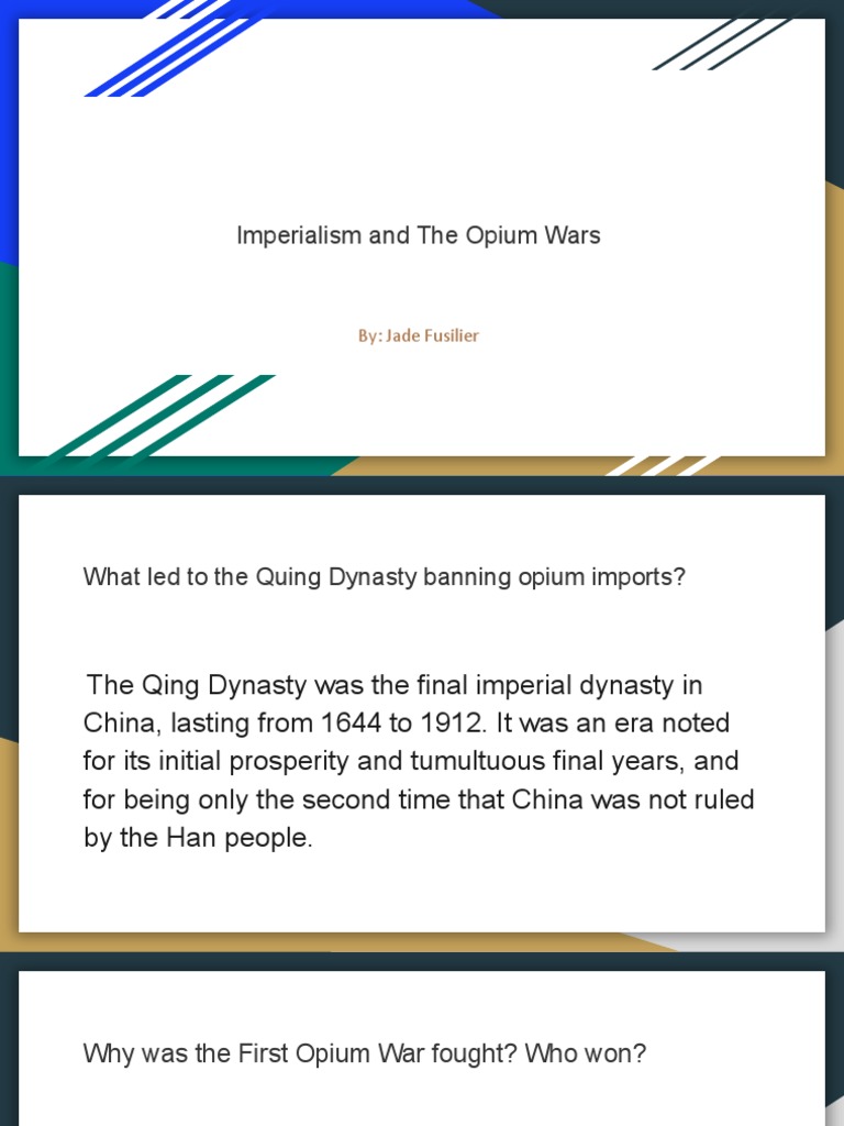 Imperialism and The Opium Wars | PDF | China | World Politics