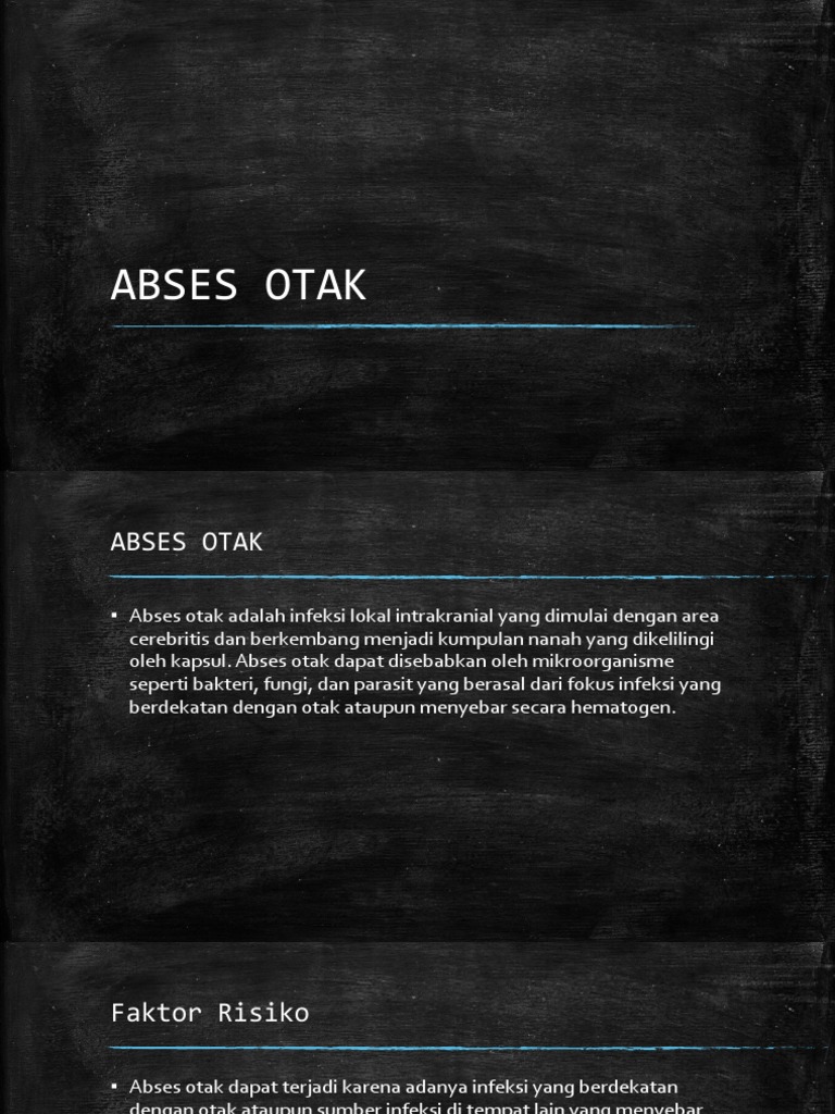 Abses Otak | PDF