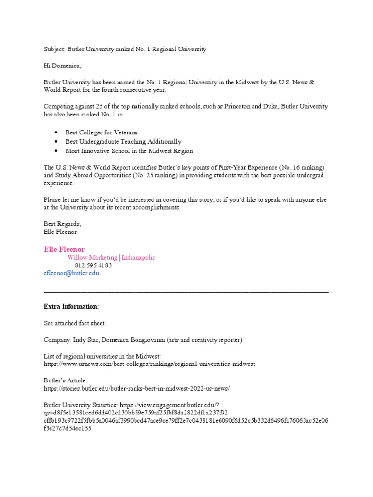 Media Pitch For Fact Sheet | PDF | Social Science