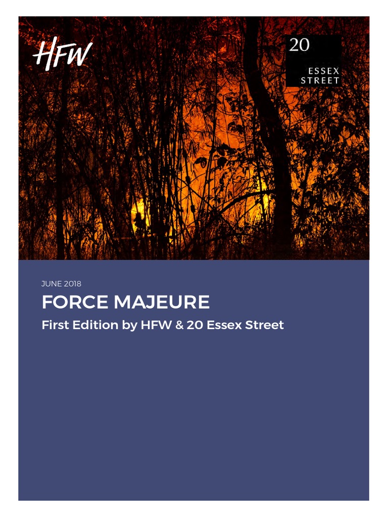 HFW-Force-Majeure-Pack 2018 | PDF | Insurance | Business Law