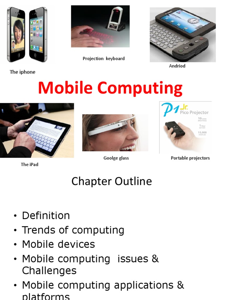 Chapter 2-Intro To Mobile Computing | PDF | Personal Digital Assistant ...