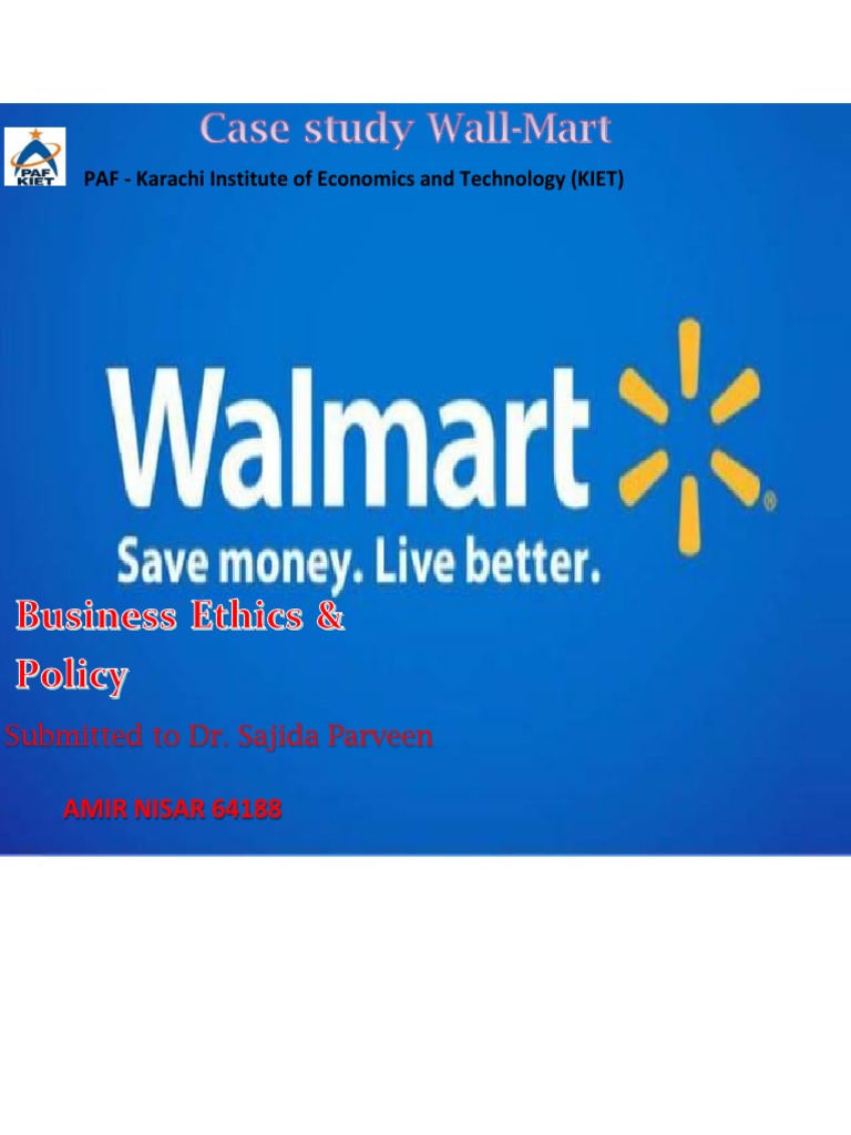 Wall Mart Case Study | PDF | Employment | Walmart