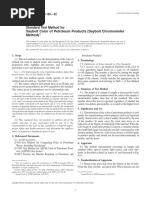 ASTM D6045 Color Test Method | PDF | Color