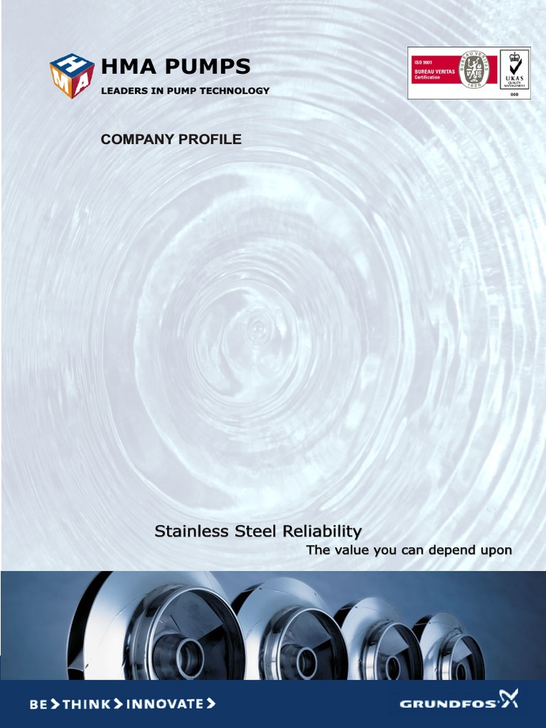 Hma Pumps: Company Profile | PDF | Pump | Water