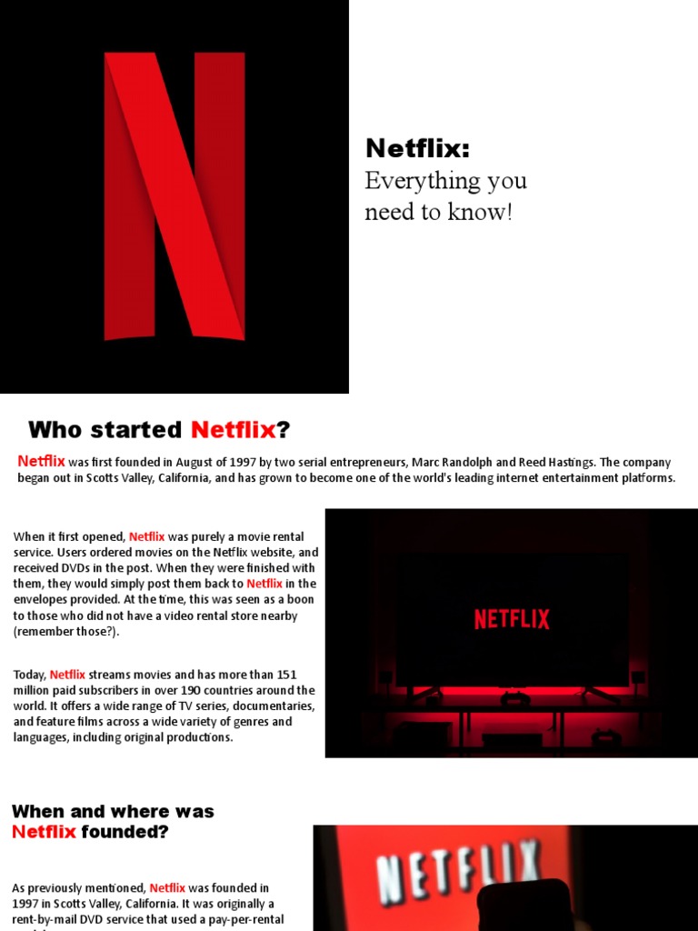 Netflix: Everything You Need To Know! | PDF | Netflix | Mass Media