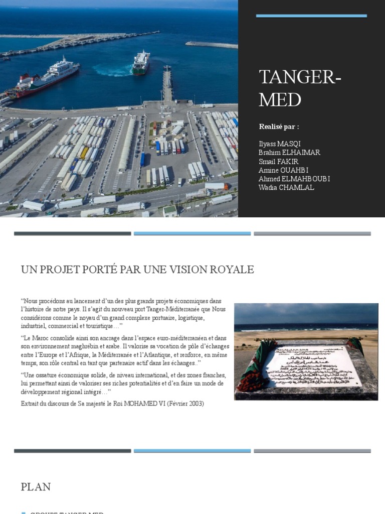 Complexe Portuaire Tanger Med | PDF | Économie | Transport