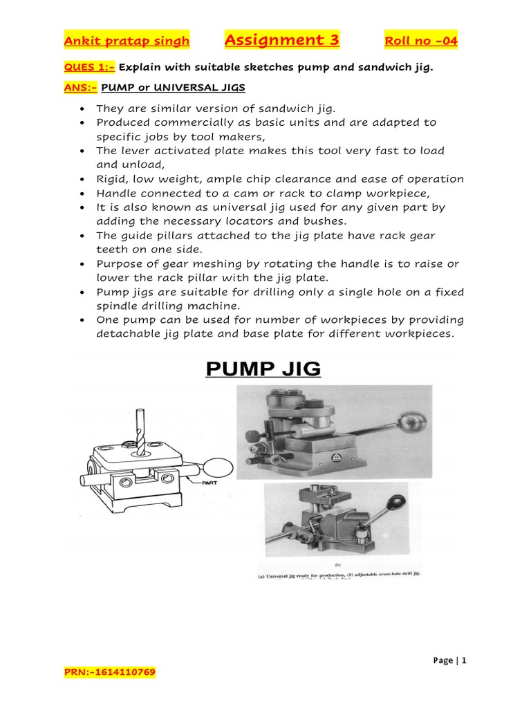 JFDD Assignment No - 03 | PDF | Drilling | Drill